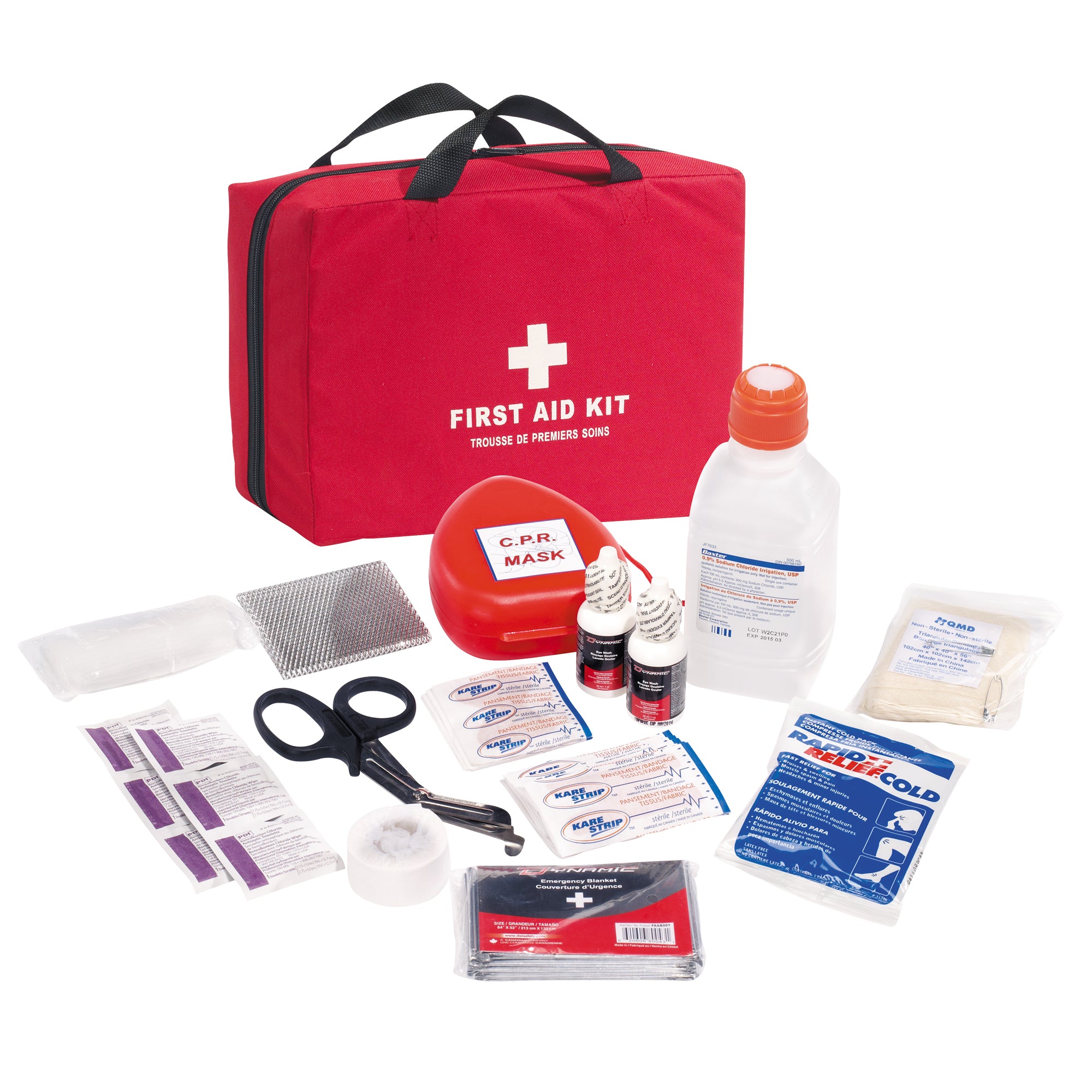Dynamic Safety FAKFR1BN First Responder First Aid Kit | RPS Satellite