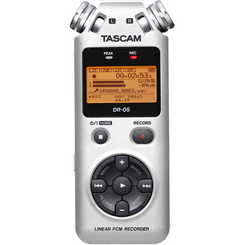 Tascam DR-05 Portable Handheld Digital Audio Recorder | RPS Satellite